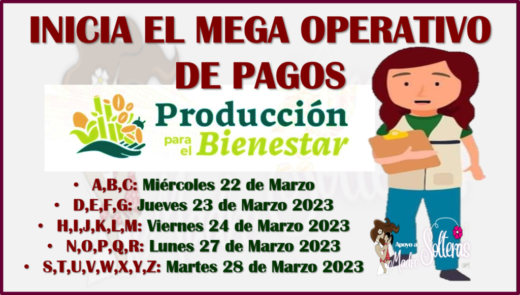 Este Es El Calendario Oficial De Pagos Del Programa Producción Del Bienestar Conoce Los